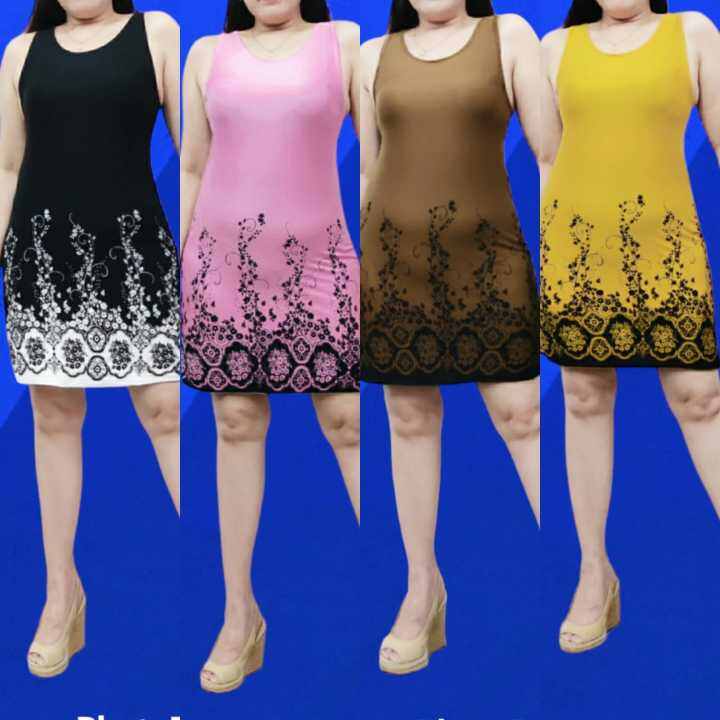 Sando Dress High End Span Cotton Free size expandable to XL frame ...