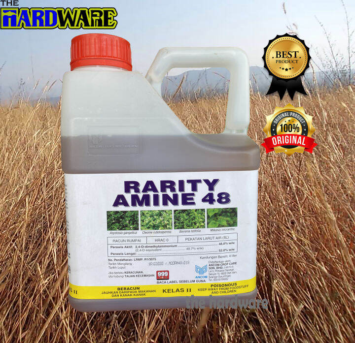 4L RARITY AMINE 48% HERBICIDE WEED KILLER/RACUN RUMPUT/草药水 | Lazada