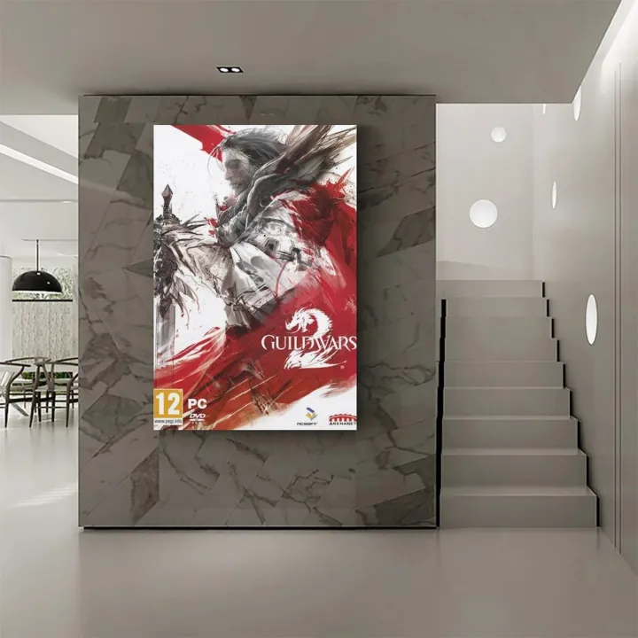 Guild Wars 2 Action Video Game Canvas Art Poster and Wall Art Picture ...