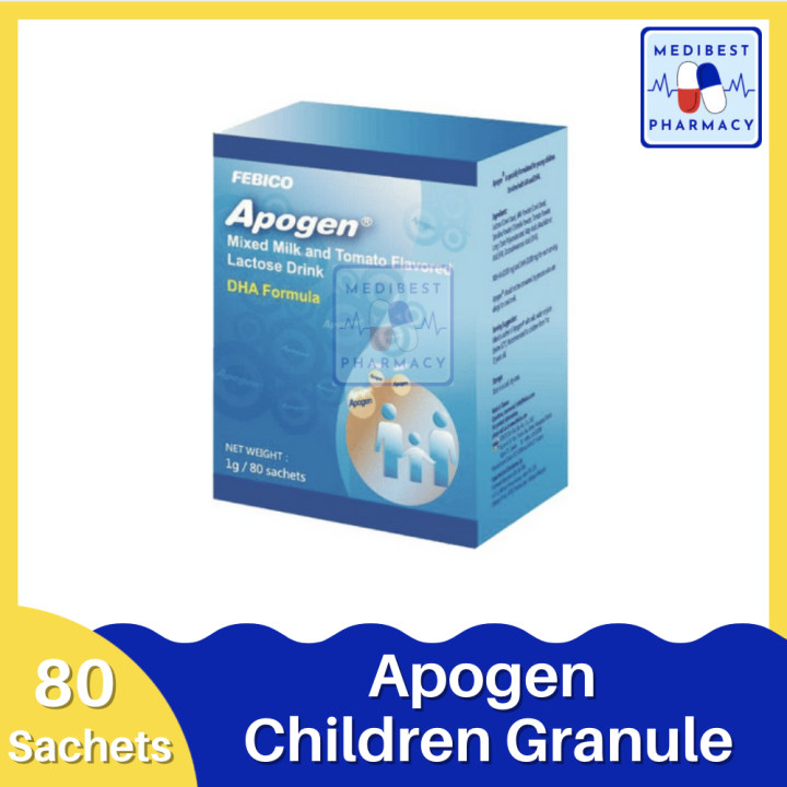Apogen Children Granule (1G /80 Sachets) Boost Immune System | Lazada