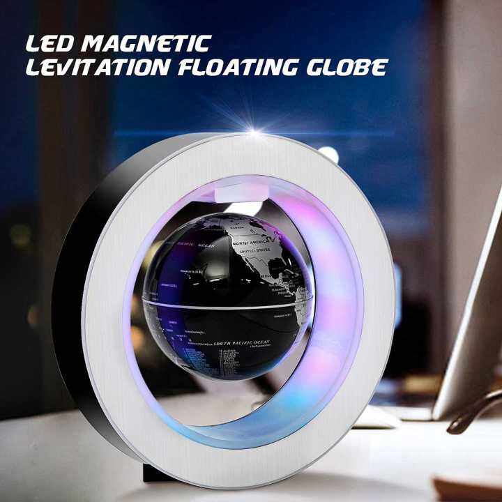 4 Inch Illuminated Magnetic Levitation Floating Globe Earth Map ...