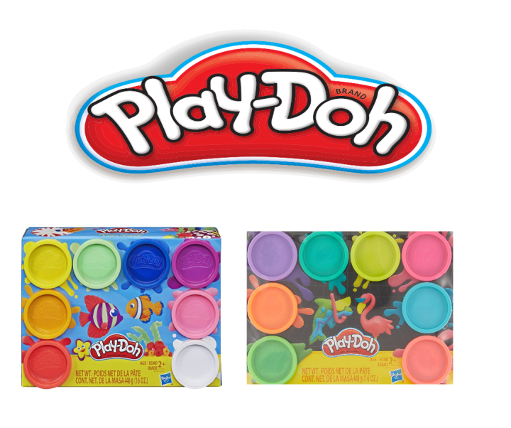 Play-Doh 8-Pack Neon/Rainbow Kids Modeling Compound | Lazada Singapore