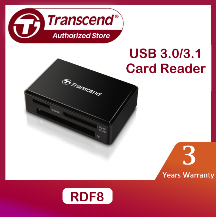 Transcend RDF8 USB 3.2 Gen 1 / 3.1 Gen 1 Card Readers | Lazada PH