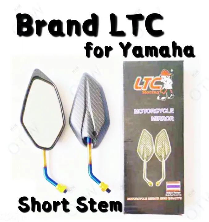 LTC Yamaha Carbon Side Mirror (Short Stem) | Lazada PH