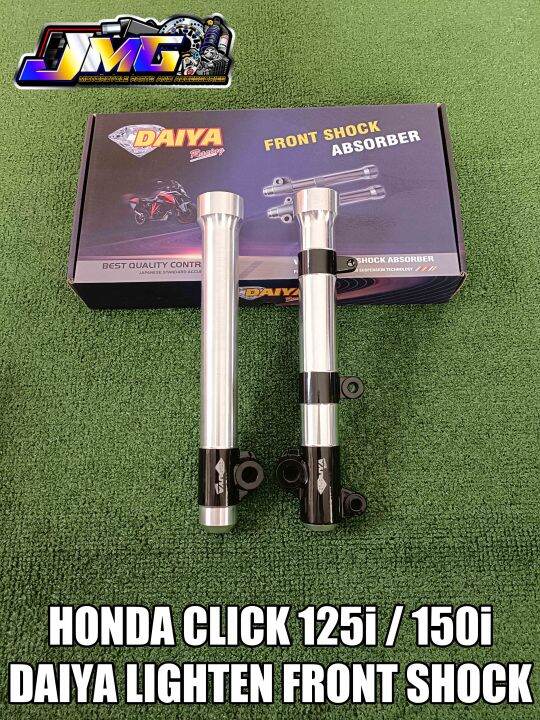 LIGHTEN FRONT SHOCK DAIYA HONDA CLICK 125i / CLICK 150i BLACK | Lazada PH