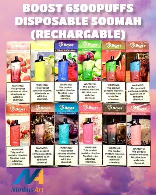 BOOST 6500 Puffs Disposable Pods | Lazada PH