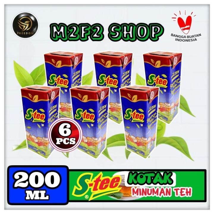 S-tee / Stee Minuman Teh Kotak - 200 ml (Kemasan 6 Pcs) | Lazada Indonesia