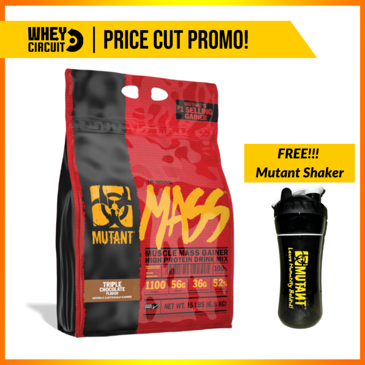 Mutant MASS Muscle Mass Gainer High Protein Drink Mix 15 lbs | Lazada PH