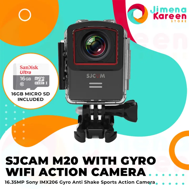 SJCAM M20 WiFi 16MP Sony IMX206 Gyro Anti Shake Sports Action Camera ...