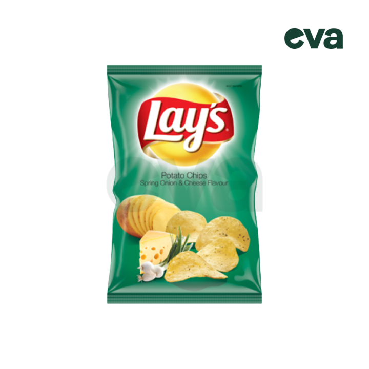 LAYS POTATO CHIPS SPRING ONION & CHEESE (105G) PROMOTE | Lazada