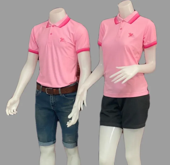 เสื้อเพกาซัส(PEGASUS) สีชมพูPG929 เสื้อโปโลทรงเข้ารูป แบบเสื้อเรียบหรู ...