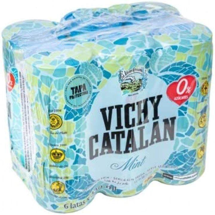 Vichy Catalan Sugar-Free Sparkling Lata Mint (6 x 330ml) | Lazada PH