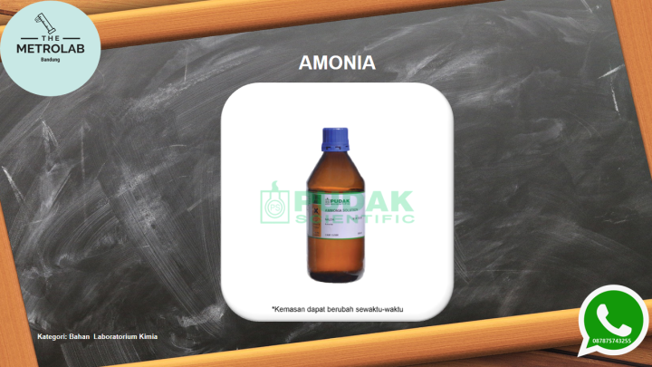 Amonia 25% | Amoniak | NH3 | NH4OH | 500 ml/botol | Lazada Indonesia
