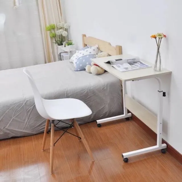 SUPER ONE SHOP Side Table Standing Computer Desk Adjustable Laptop ...