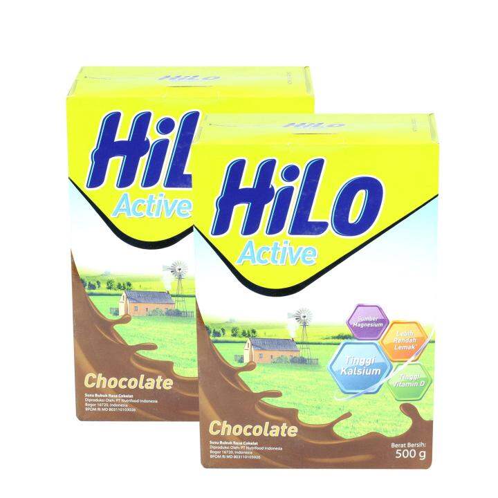 Hilo Active Rasa Chocolate Kemasan Pack 250 Gram | Lazada Indonesia