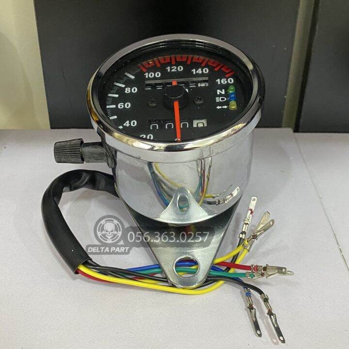 Đồng Hồ Km Contermet ( Xe Cafe Racer, Tracker, Xe Cổ, Honda 67, Win, Su ...