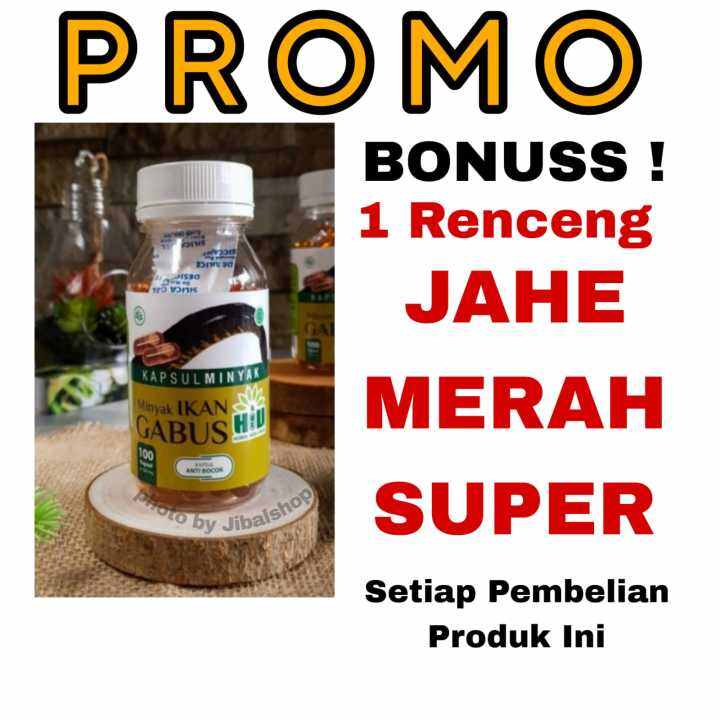 Kapsul Minyak Ikan Gabus Hiu 100 kapsul Kandungan Albumin Tinggi 100% ...