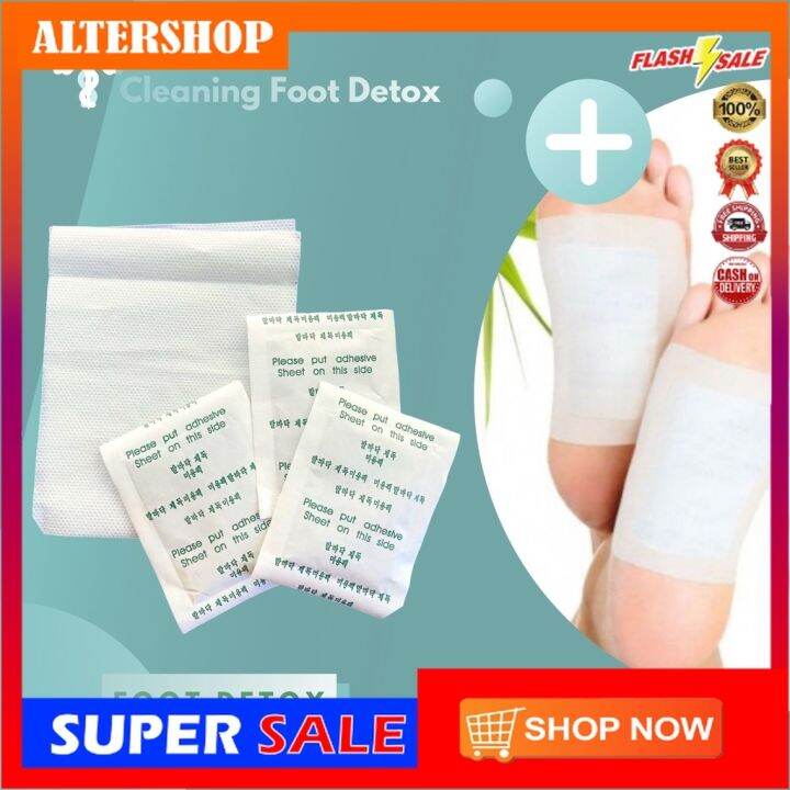 Original 10Patch Cleansing Foot detox Organic Health Foot Patch ...