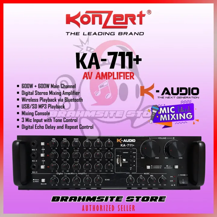 Konzert KA-711+ AV Amplifier | Lazada PH
