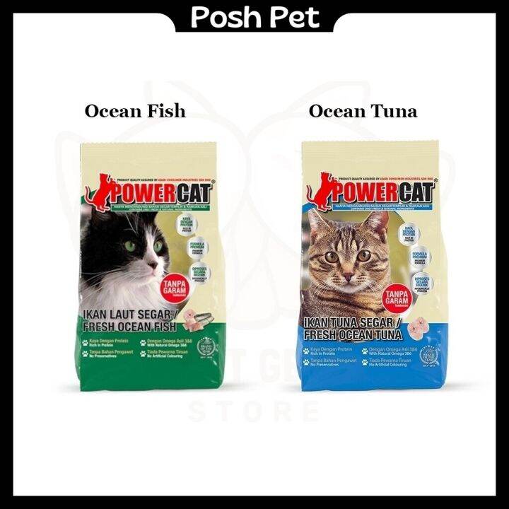 POSHPET PowerCat Pet Cat Tuna Ocean Fish 7kg Original Packaging | Lazada