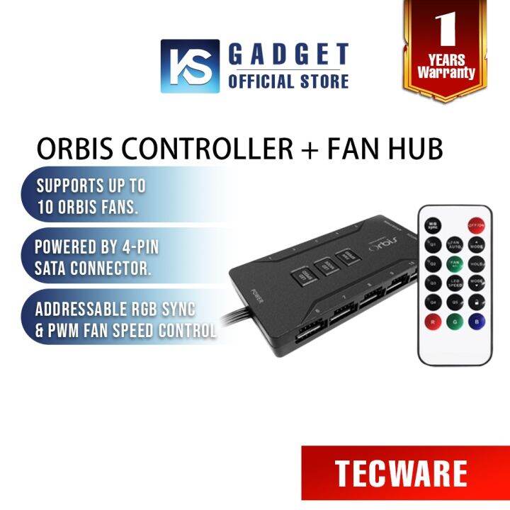 TECWARE ORBIS CONTROLLER + FAN HUB | Lazada