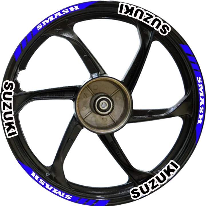 SUZUKI SMASH MAGS STICKER DECALS (SET GOOD FOR 2 MAGS BOTH SIDES FRONT ...