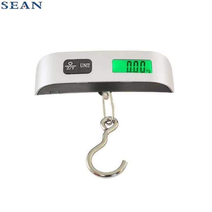 50 kg/ 110lb Portable Electronic Digital Luggage Scale Travel Weighing ...
