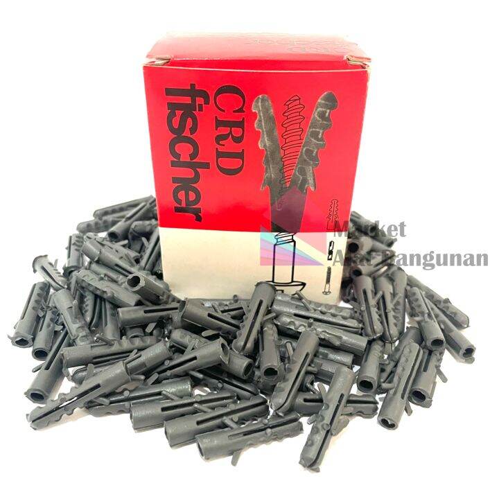 Fischer Skrup PVC Per Kotak S5 S6 S8 S10 S12 / Fiser Sekrup Per Box ...