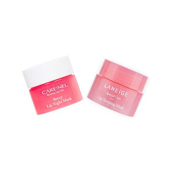 Laneige Lip Sleeping Mask 3g and Carenel Berry Lip Night Mask 5g ...