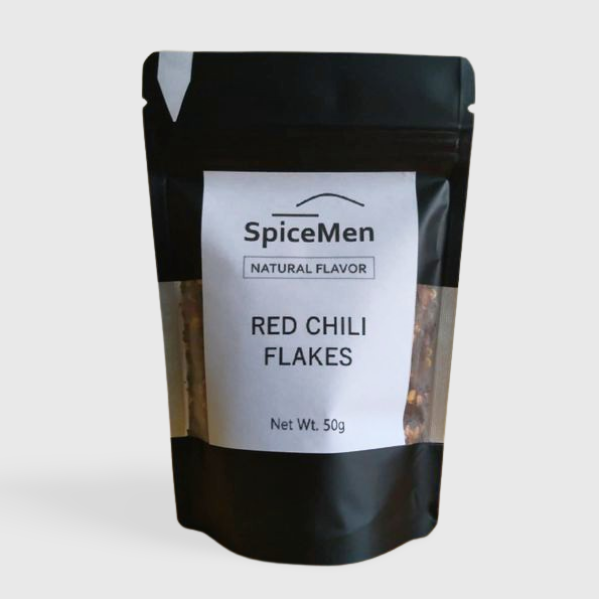 SpiceMen Red Chili Flakes 50g, Premium Herbs & Spices, Organic and All ...