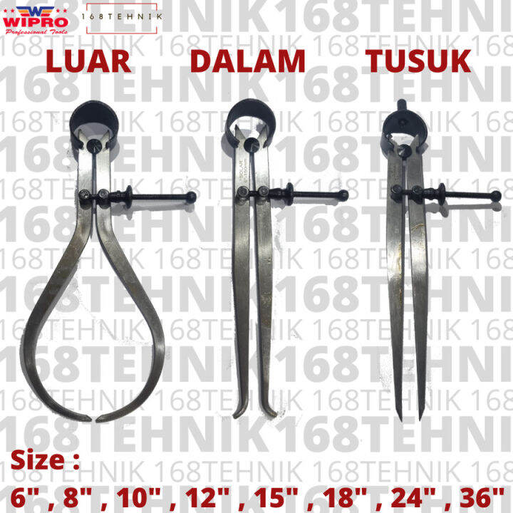Jangka Luar 24 inch 600mm / Outside Caliper 24" / Spring Caliper WIPRO ...