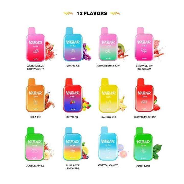 Vabar Supra Up To 7000 Puffs Disposable Vape Pod Legit 7k 5 h | Lazada PH