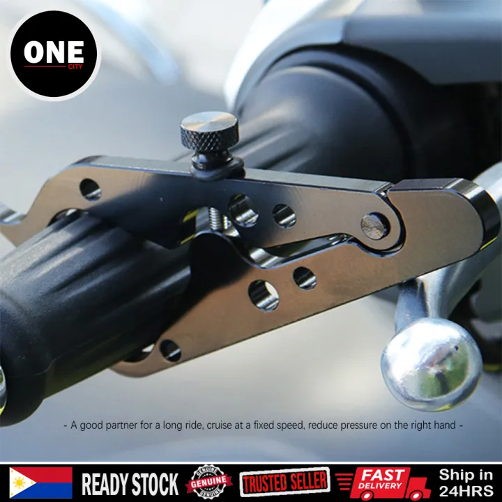Motorcycle CNC fixed speed clip Throttle Lock Handlebar Cruise Control ...