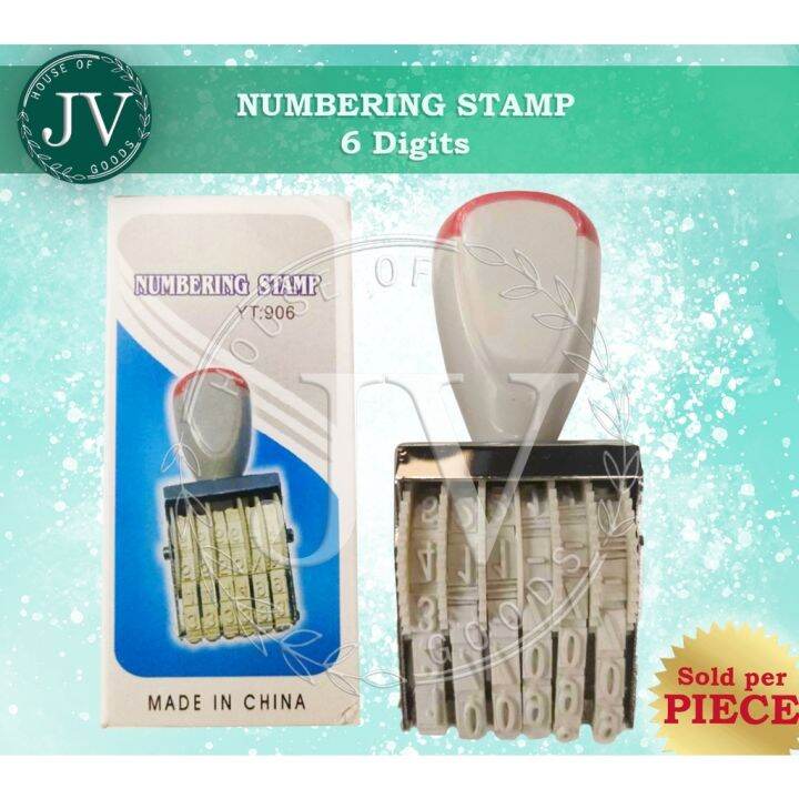Numbering Stamp 6-Digits / 8-Digits 1pc | Lazada PH
