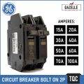 GE Circuit Breaker Bolt On 2 Pole TQC - 15A / 20A / 30A / 40A / 50A ...