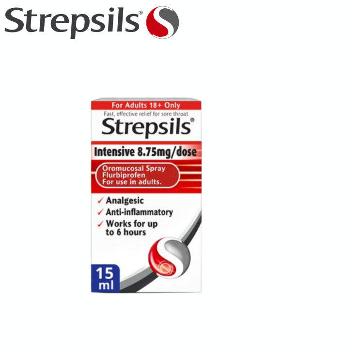 Strepsils - Max Pro Direct Spray 15ml 使立消 - 强力 直喷 喷雾 Sore Throat 喉咙痛 ...