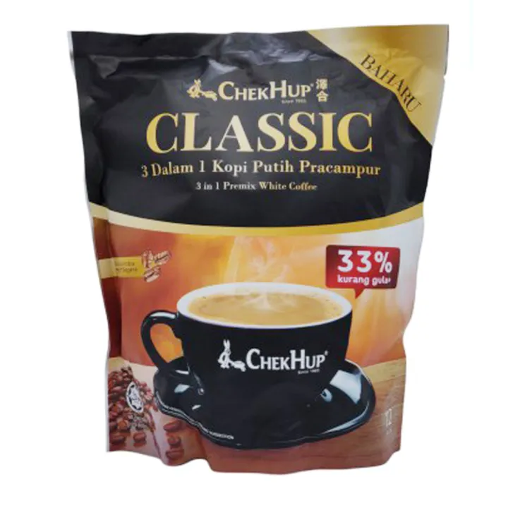 Chek Hup 3-in-1 Classic Colombian White Coffee (37g x 12 sachets) | Lazada PH