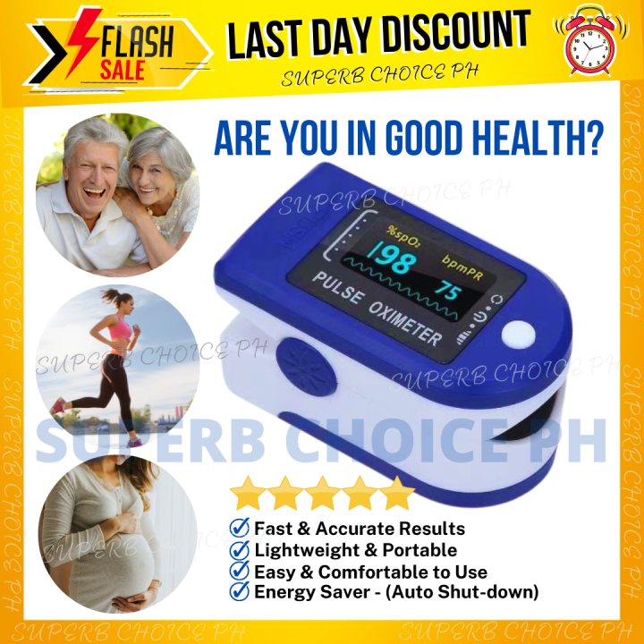 100% ORIGINAL HIGH QUALITY Blood Oxygen Finger Pulse Oximeter FAST ...