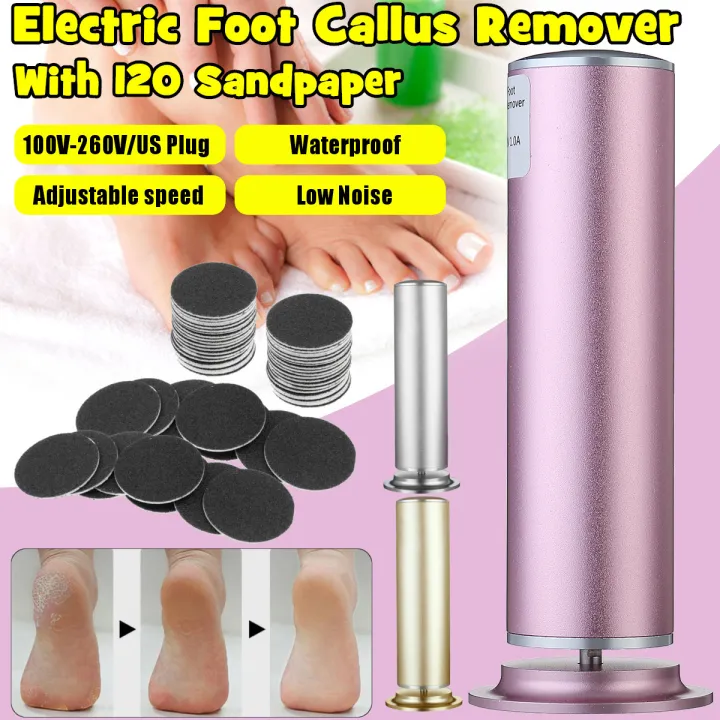 Electric Foot File Callus Remover Callus Remover Tool 360° Rotary ...