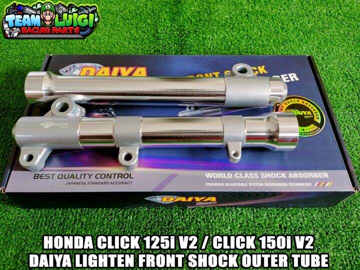 DAIYA LIGHTEN FRONT SHOCK FOR HONDA CLICK 125i V2 / CLICK 150i V2 SILVER | Lazada PH