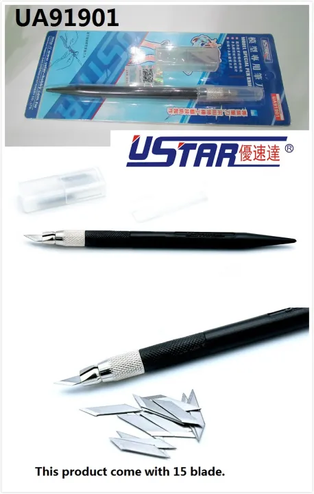 Ustar UA91901 - Model Kit Special PenKnife come with 15 Blades ...