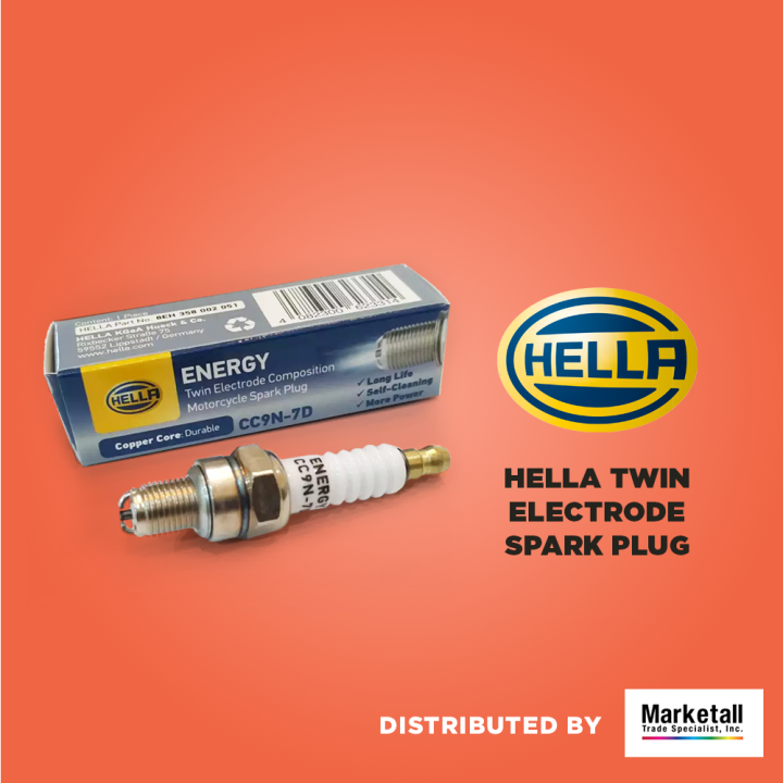 Hella Spark Plug Twin Electrodes CD9RP-7D | Lazada PH