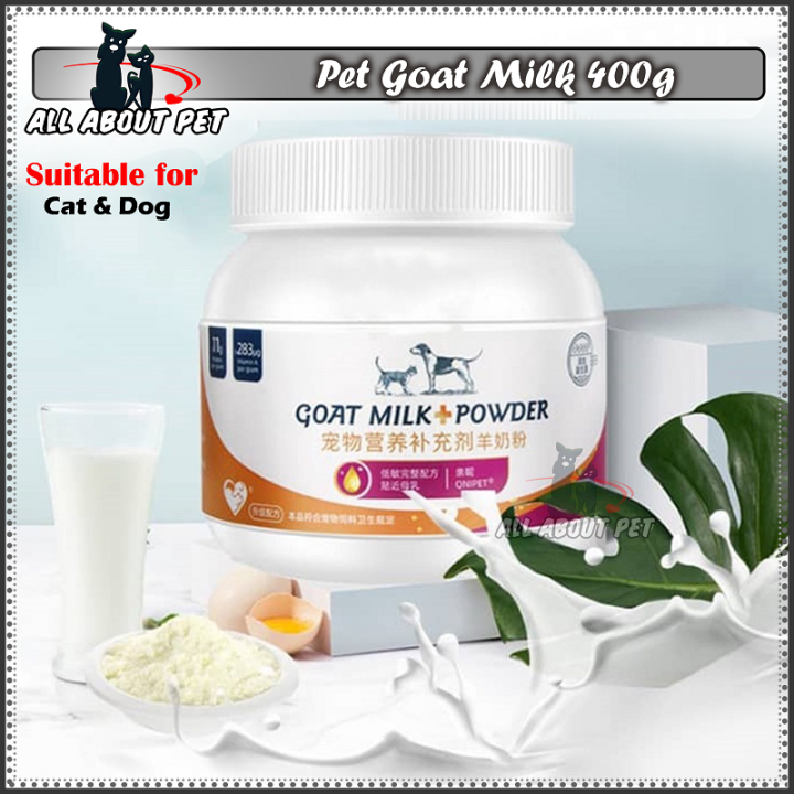 Pet Goat Milk 400g Multivitamin & Prebiotics For Cats kitten and Dogs ...
