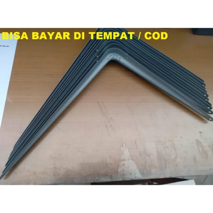 SIKU RAK BESI L ABU - ABU UKURAN 10 x 12" INCH PENYANGGA AMBALAN - Siku ...