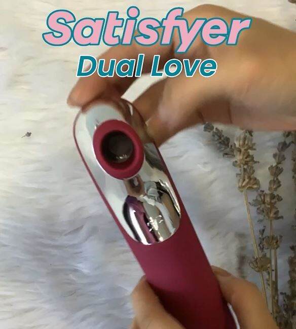 Satisfyer Dual Love | Vibrator Clit Sucker | Lazada PH