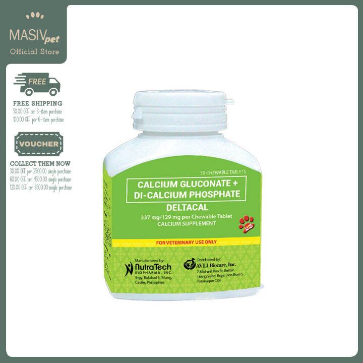 NutraTech Deltacal 50 Chewable Tablets | Lazada PH