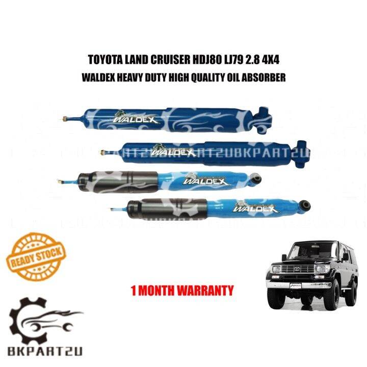 TOYOTA LAND CRUISER HDJ80 LJ79 2.8 4X4 FRONT AND REAR ABSORBER MADE BY ...
