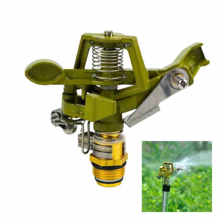 Taffware Rotate Sprinkler Spray Nozzle Air Irigasi Taman - Kincir air ...