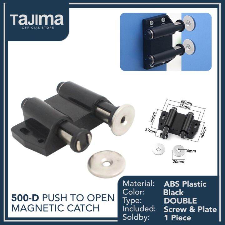 Magnetic Double Push to Open Touch Catch for Cabinet - 1 PC | Lazada PH
