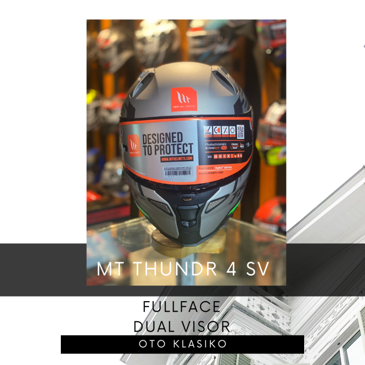 MT Helmets Full Face REVENGE2 4411 Gray OTO KLASIKO | Lazada PH